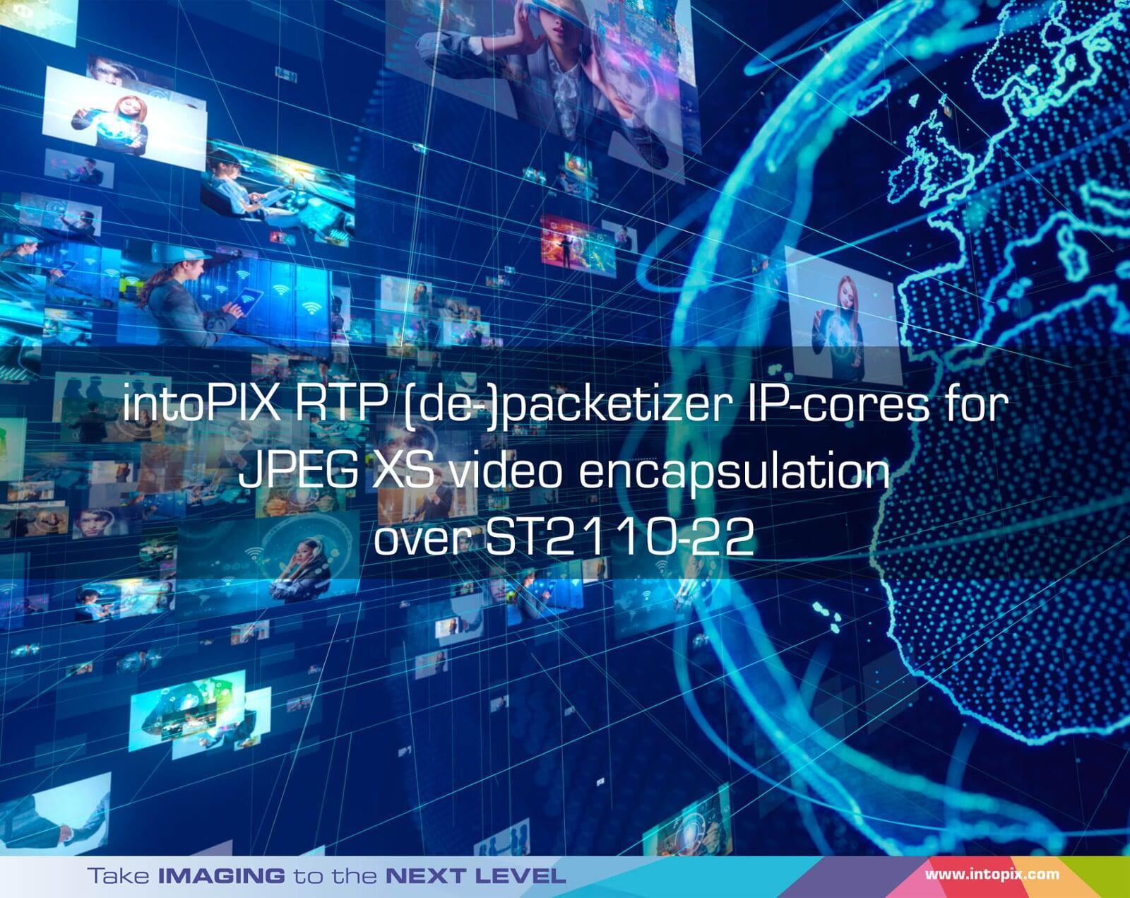 JPEG XS RTP Subsystem IP Cores for SMPTE ST 2110-22 and IPMX, JPEG XS over RTP